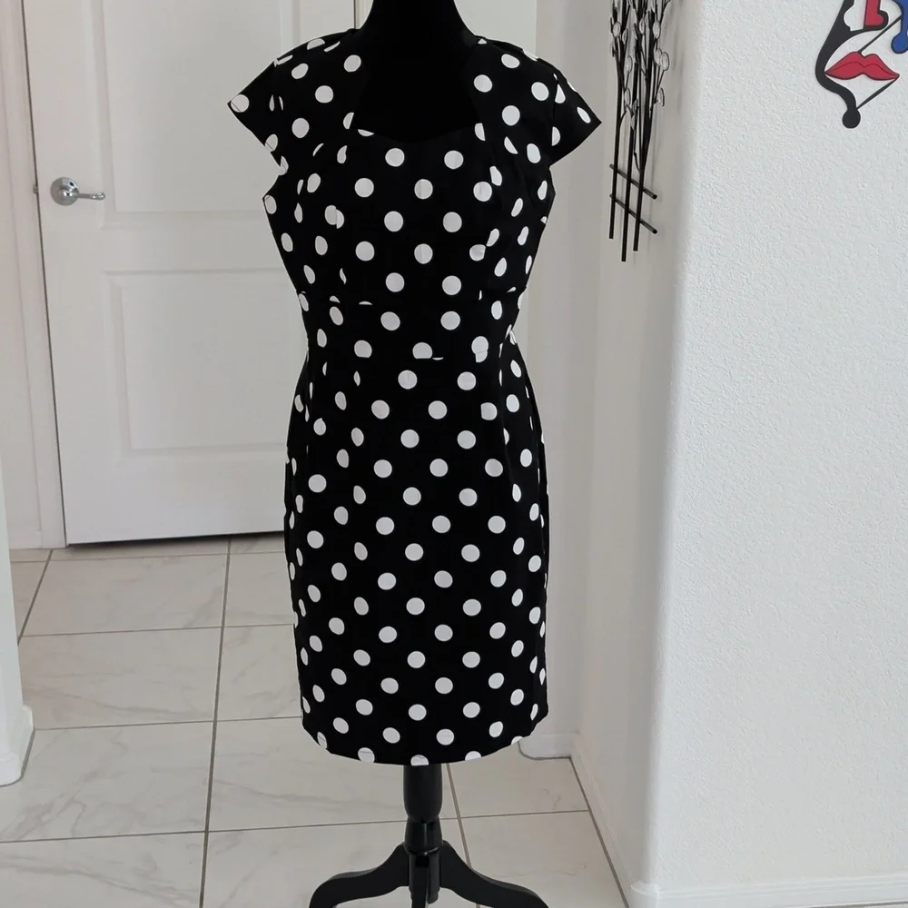 Grace Karin | Dresses | New Grace Karin Black White Polka Dot Stretch ...
